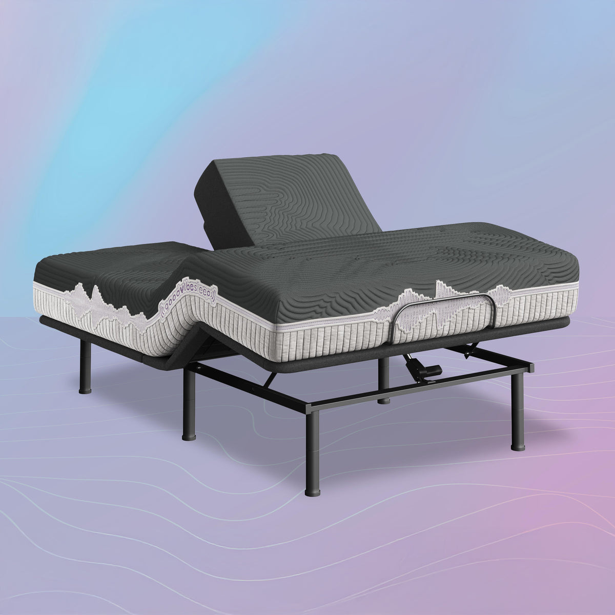 Good Vibe Sleep Adjustable Bed Frame – Pillow Cube
